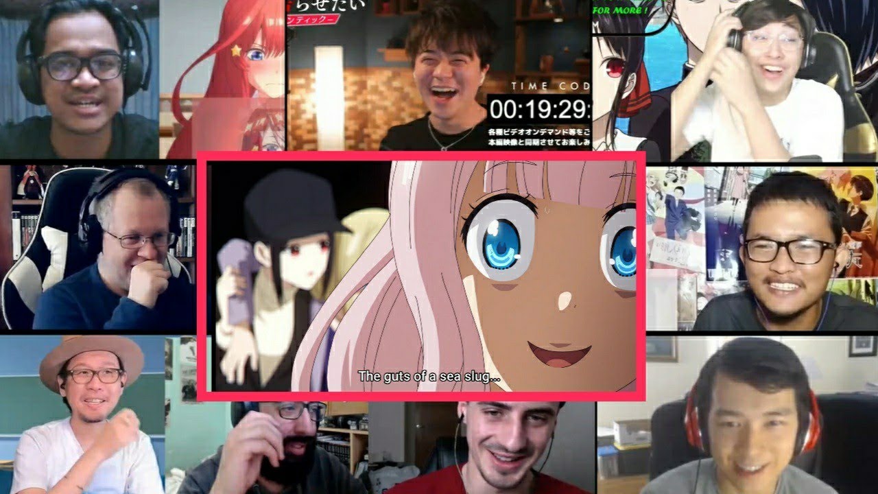 KAGUYA SAMA LOVE IS WAR SEASON 3 EPISODE 2 REACTION MASHUP - かぐや様は告らせたい ウルトラロマンティック 3期 2話 - MzMzMMz