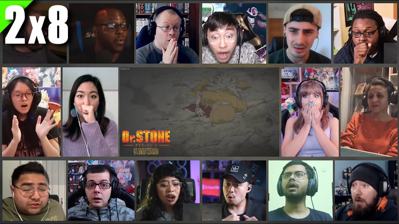 Dr. Stone Season 2 Episode 8 Reaction Mashup | ドクターストーン - MzMzMMz