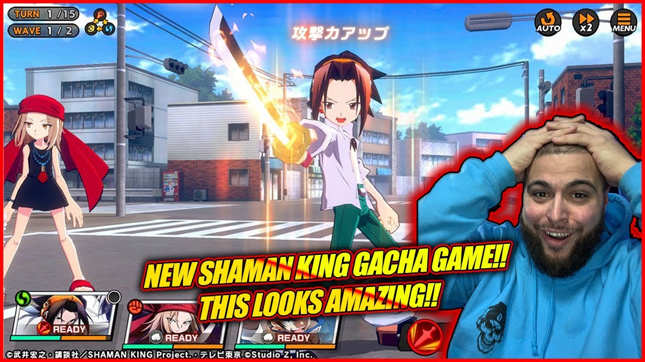 Shaman King Gacha Game Funbari Chronicles Reveal Trailer LIVE Reaction!! - MzMzMMz